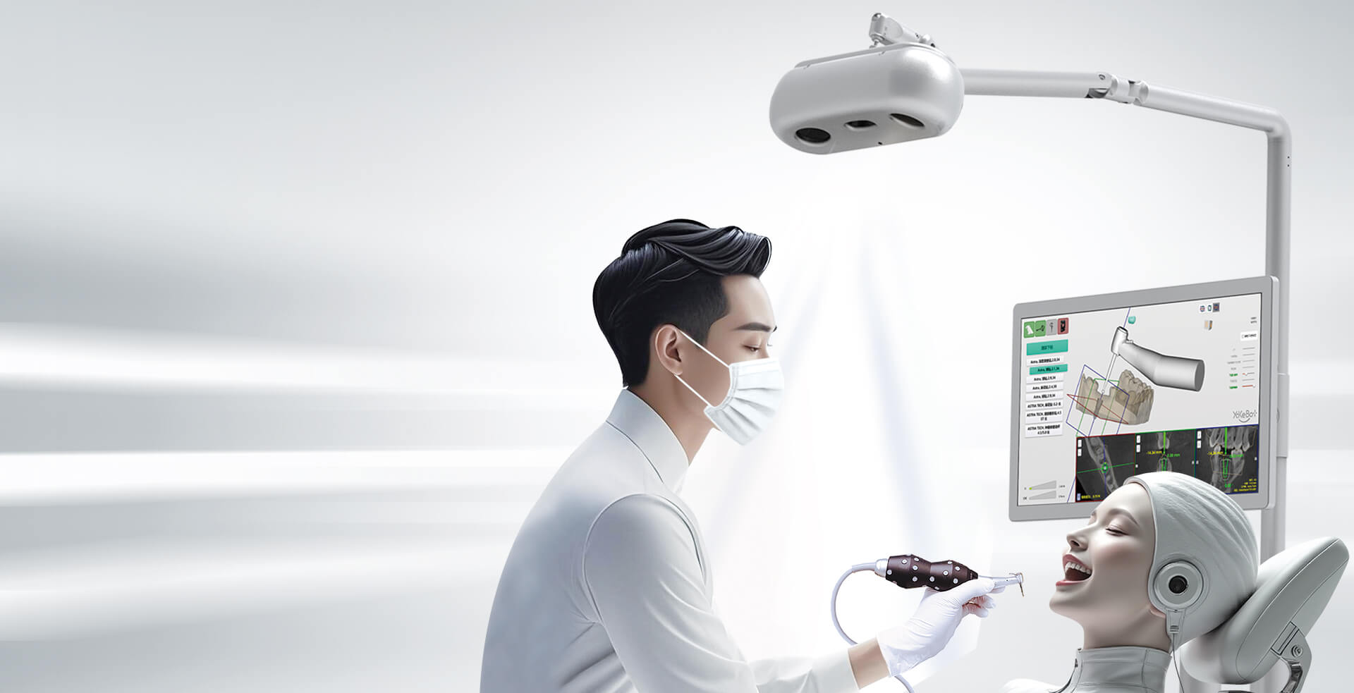 雅客智慧口腔种植系统，安全、精准、高效、微创的数字化口腔医疗机器人！