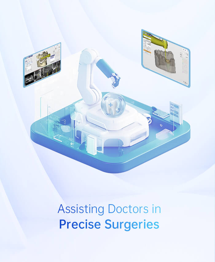 雅客智慧口腔种植系统，安全、精准、高效、微创的数字化口腔医疗机器人！